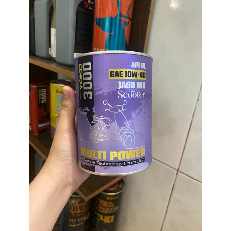 Nhớt YOKO 3000 multi power scooter 800ml | Shopee Việt Nam
