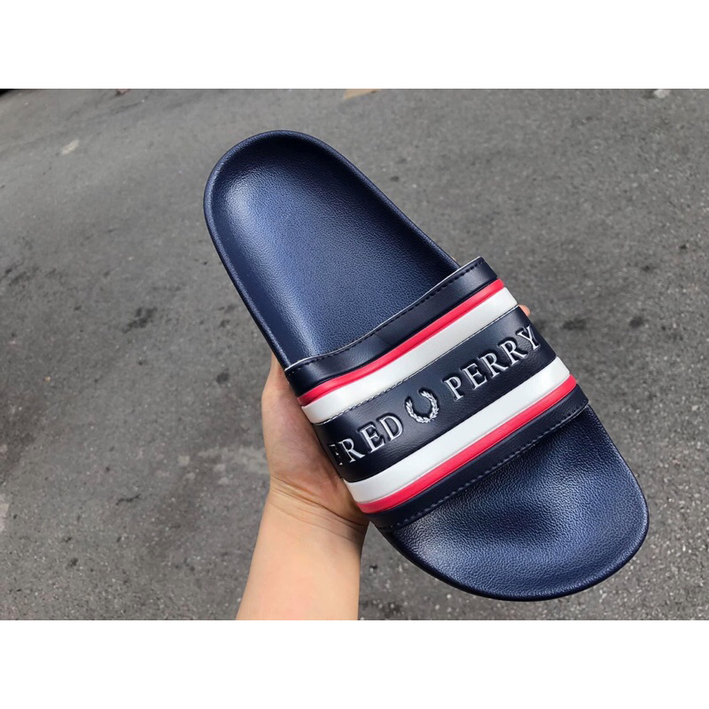 Dép bông lúa, Fred perry slides | Shopee Việt Nam