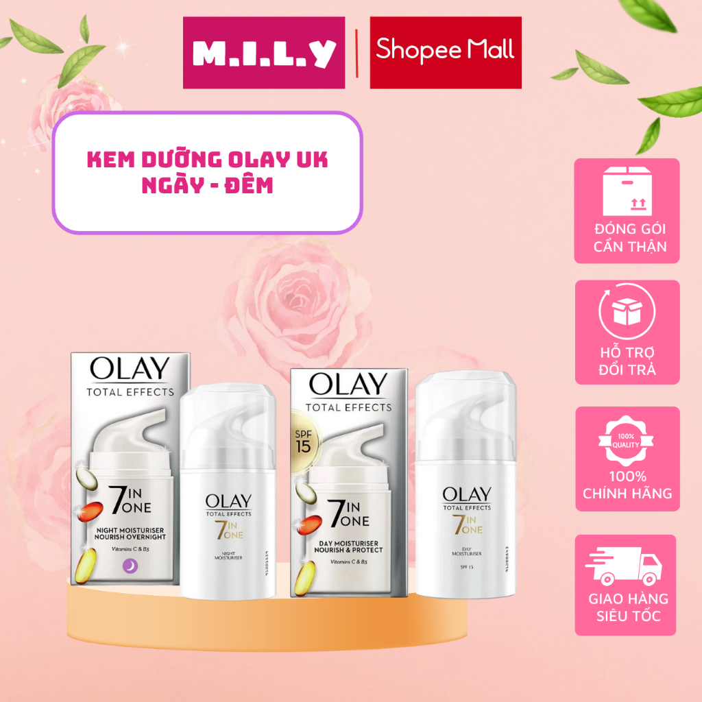 [BẢN UK] Kem Dưỡng Chống Lão Hóa Olay UK Total Effect 7 in 1 Không Mùi ...