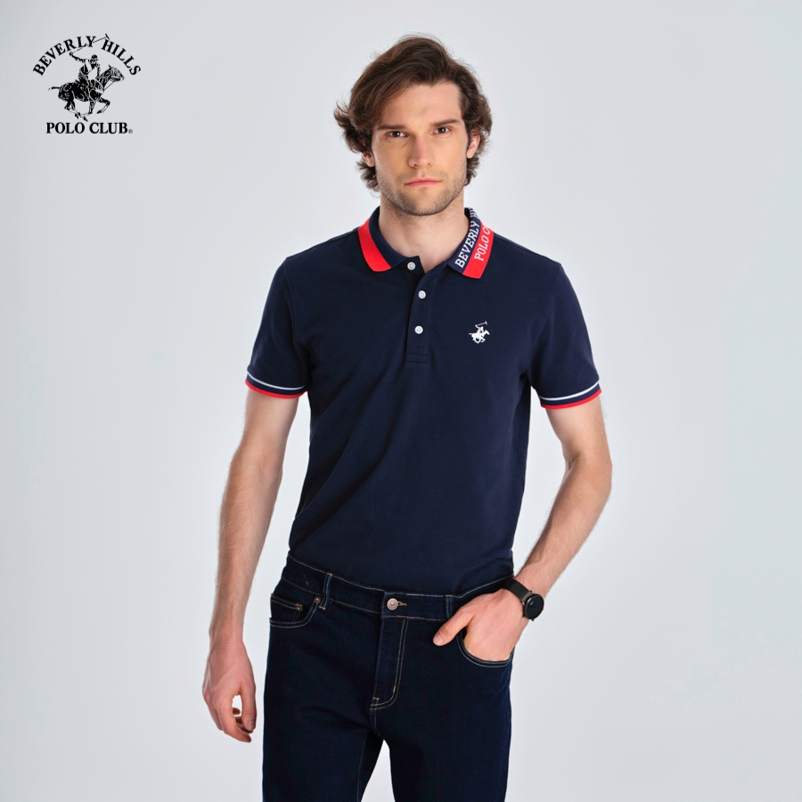 Beverly Hills Polo Club - Áo polo Ngắn tay Nam Slim Fit NV Navy- BHPC ...