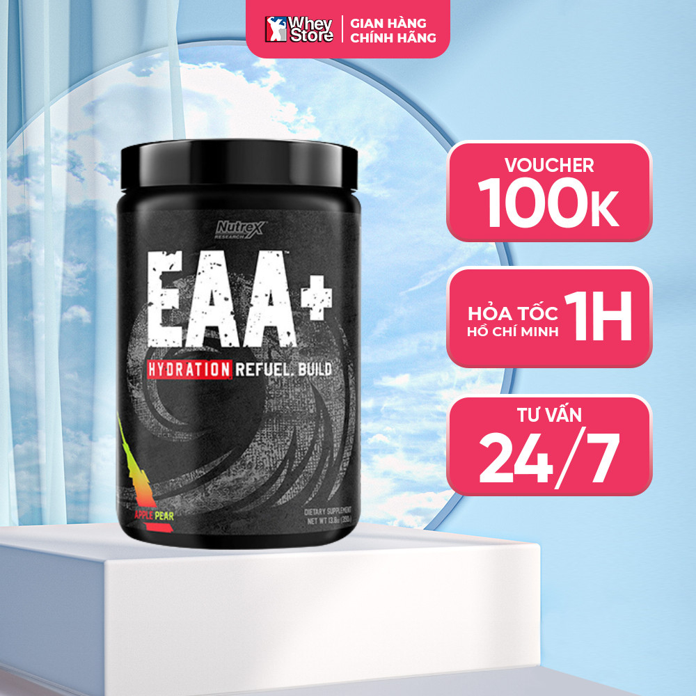 EAA Nutrex Hydration 30 Servings, Thực Phẩm Bổ Sung Phục Hồi Cơ Bắp Nutrex EAA 30 Lần Dùng Whey ...