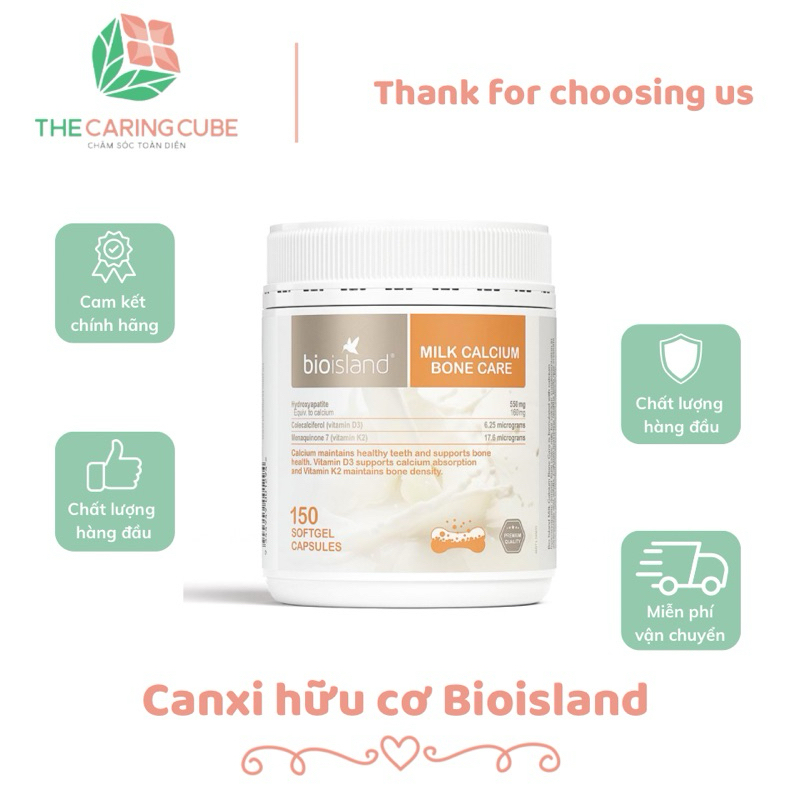 Canxi hữu cơ Bioisland 150v | Shopee Việt Nam