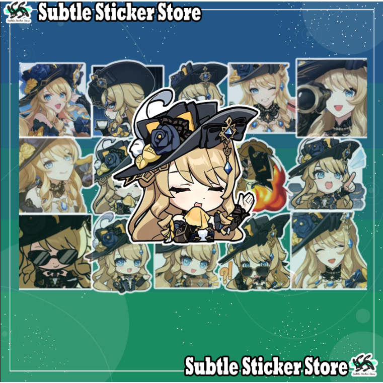 [Genshin Impact] - Set 10/15 Sticker Navia - hội trưởng Spina di Rosula ...