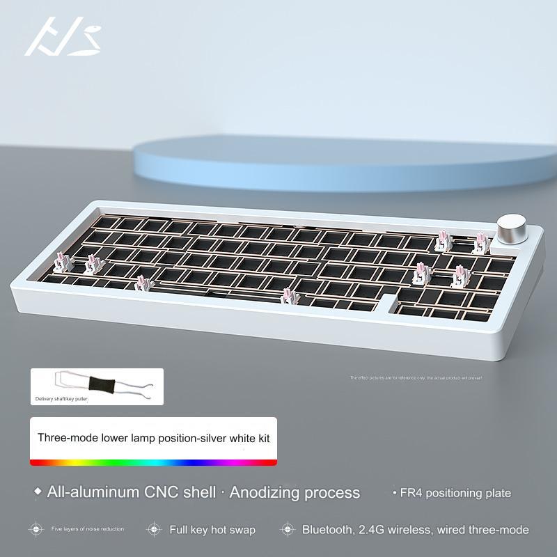 KIT Bàn Phím Cơ Heiji Snake AL65 - 3 Mode - Nhôm CNC Anode - Plate FR4 ...