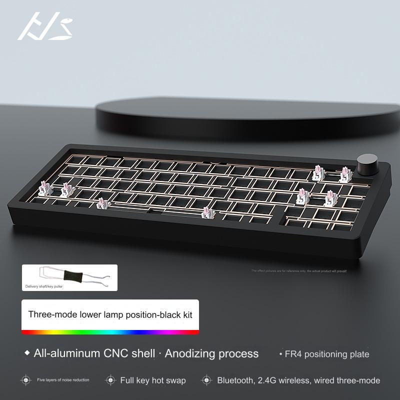 KIT Bàn Phím Cơ Heiji Snake AL65 - 3 Mode - Nhôm CNC Anode - Plate FR4 ...