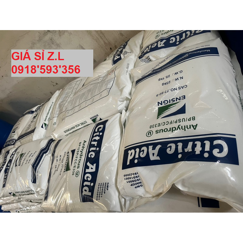 1 KG Axit chanh, axit citric, bột chanh, dùng để tẩy rửa, dùng trong ...