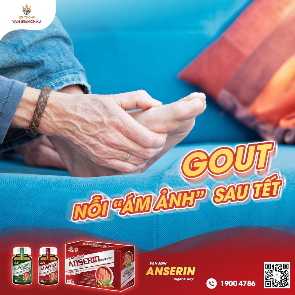 [CHÍNH HÃNG] Viên GOUT 𝐕𝐚̣𝐧 𝐒𝐢𝐧𝐡 𝐀𝐧𝐬𝐞𝐫𝐢𝐧 𝐍𝐢𝐠𝐡𝐭&𝐃𝐚𝐲 Hộp 2 lọ x 30 viên ...