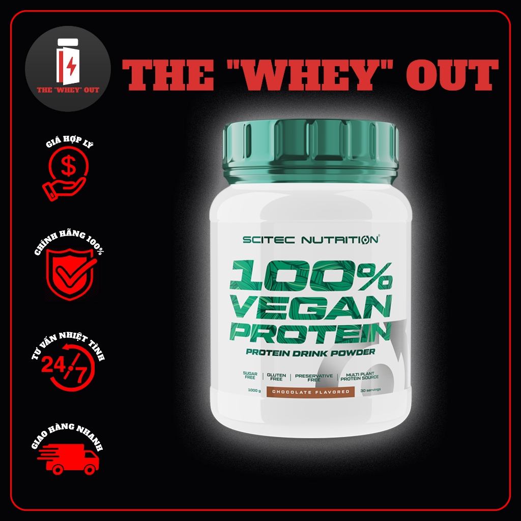 Whey Thực Vật | SCITEC 100% VEGAN PROTEIN [1 KG] - Sữa Whey Chay Tăng ...