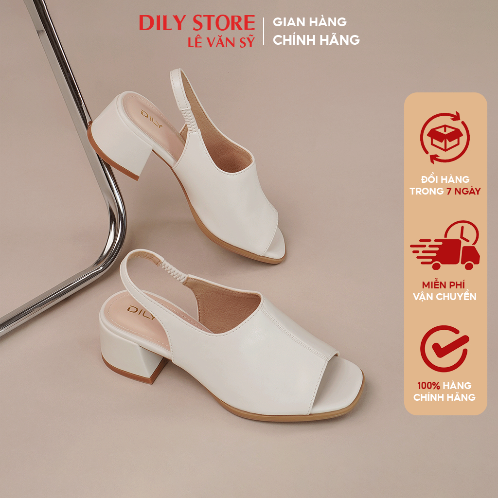 Sandal nữ bản lớn tôn chân, mũi vuông trẻ trung cao 5cm AA0455 | Shopee Việt Nam