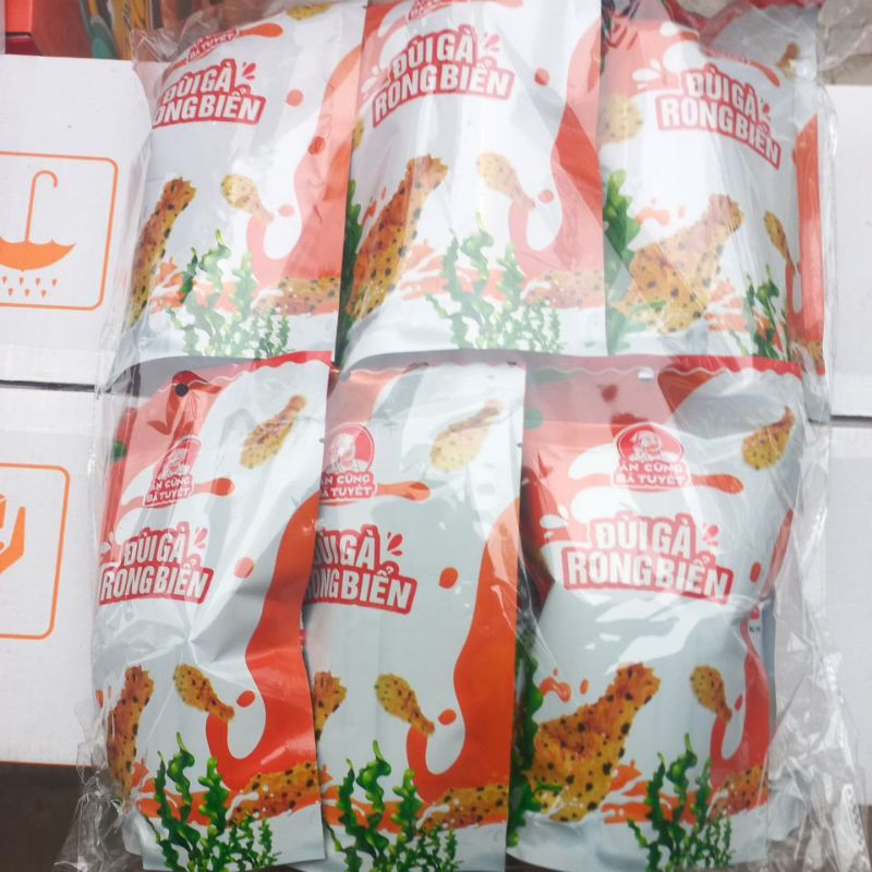 đùi gà rong biển bà tuyết, combo 12 gói | Shopee Việt Nam