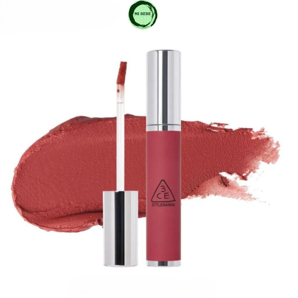 Son Kem Lì 3CE Hazy Lip Clay Hipamine Whip Red Warm Brownie Common ...