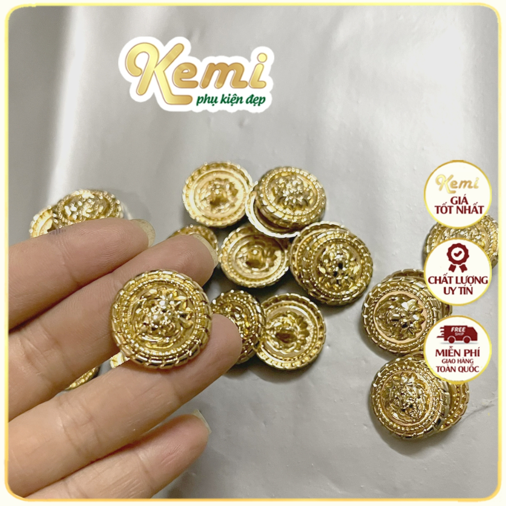 Nút áo, cúc khuy đồng hình sư tử 3D 2cm | Shopee Việt Nam