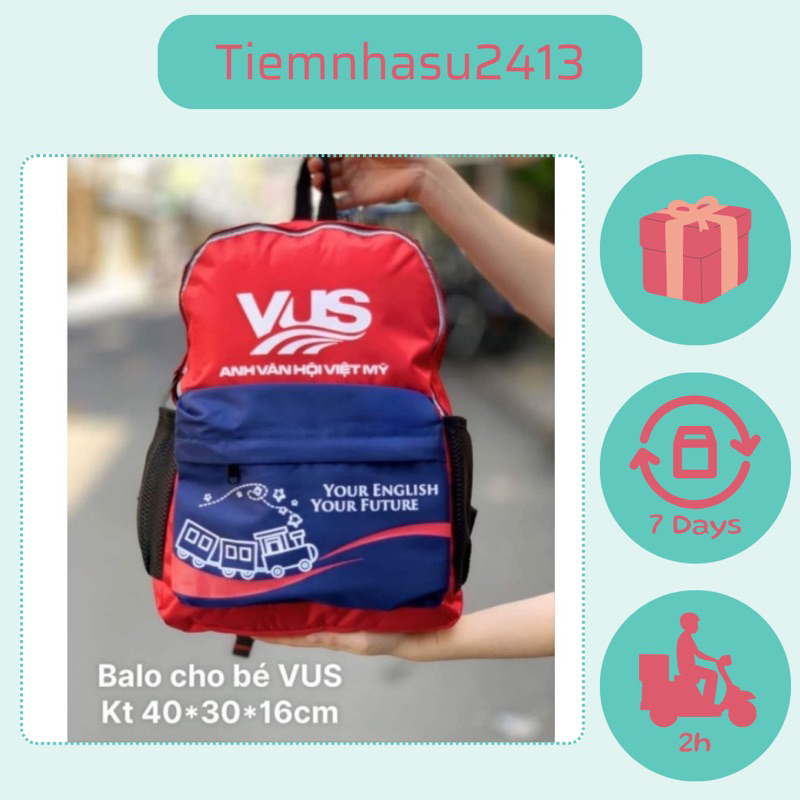 cặp học sinh , Balo hội Việt Mỹ (VUS) - TIỆM NHÀ SU | Shopee Việt Nam
