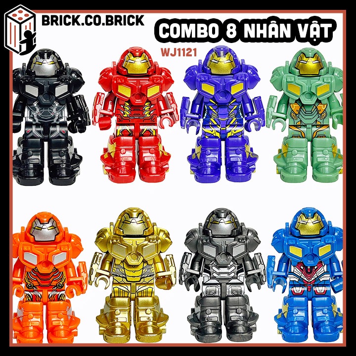 Iron Man Combo 8 Nhân vật Giá rẻ Đồ chơi Nhân vật Siêu Anh Hùng Mô hình ...