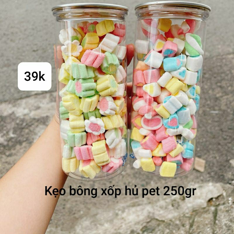Kẹo Bông Marshallow Thái Lan siêu ngon hủ pet 250gr | Shopee Việt Nam