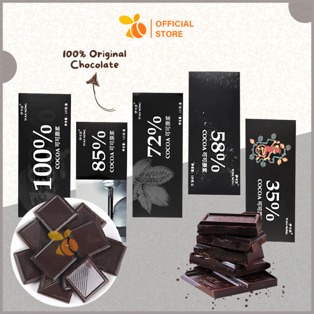 Socola Đen Đắng Nguyên Chất Không Đường 100%, Chocolate Ăn Kiêng Hộp ...