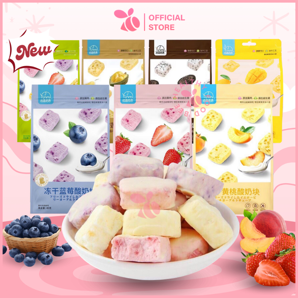 Sữa Chua Khô Trái Cây Sấy Lạnh YUMI Gói 45G | Shopee Việt Nam