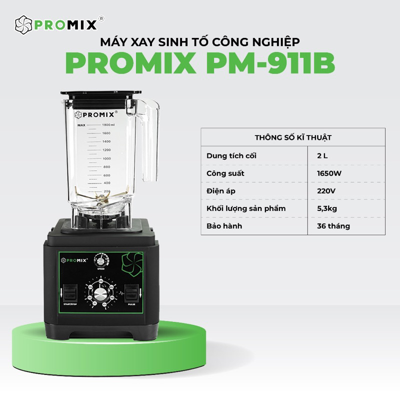 Máy xay sinh tố công nghiệp Promix PM 911B - Uniblend 712 Plus ( Mới ...