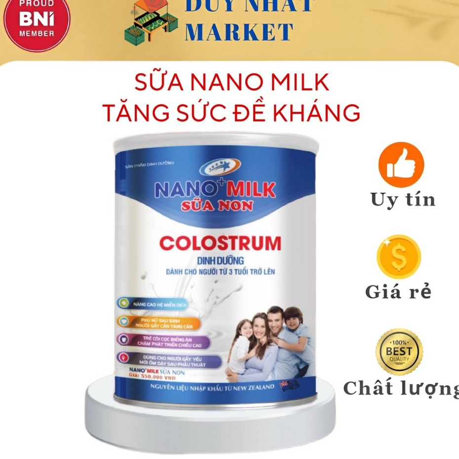 SỮA NON COLOSTRUM NANO+MILK TĂNG SỨC ĐỀ KHÁNG 900 Gram - Dành Cho Mọi ...