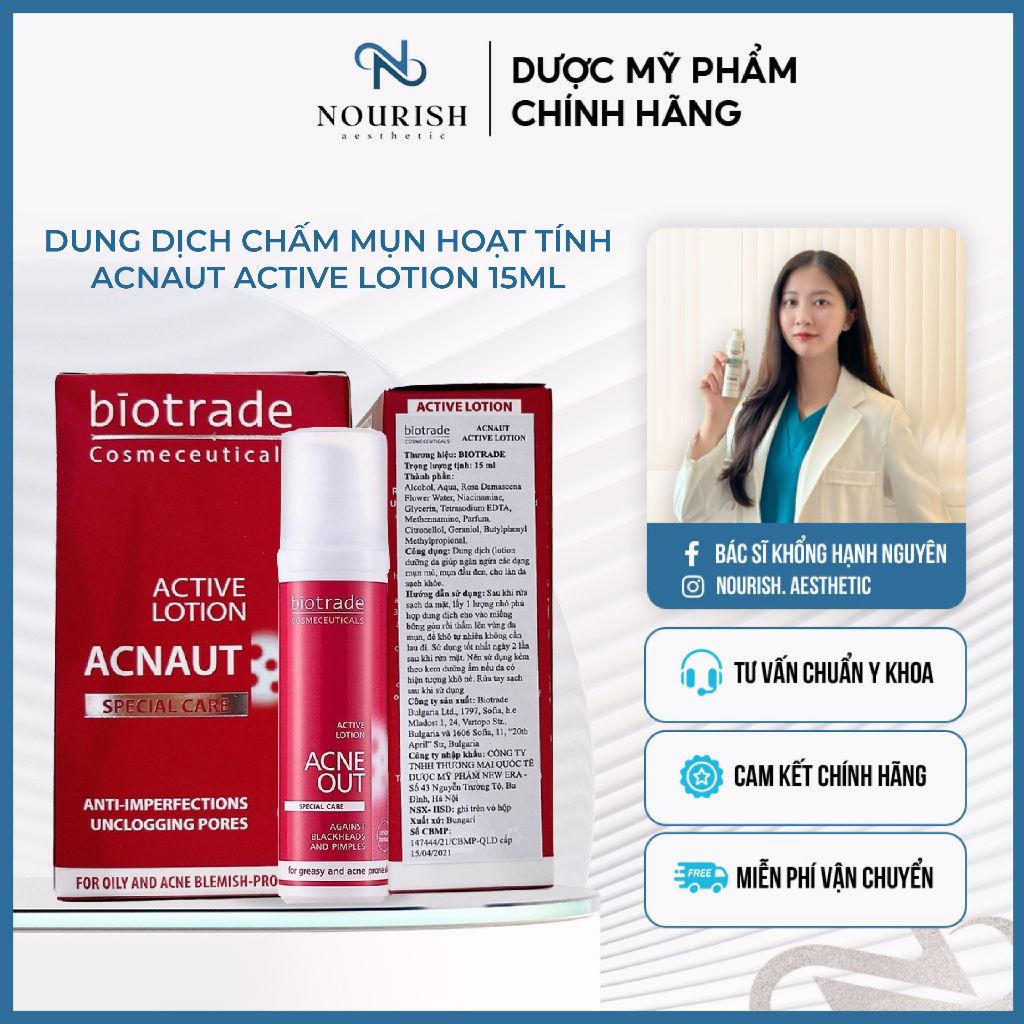Lotion Biotrade Acne Out Active Lotion 15ml | Shopee Việt Nam