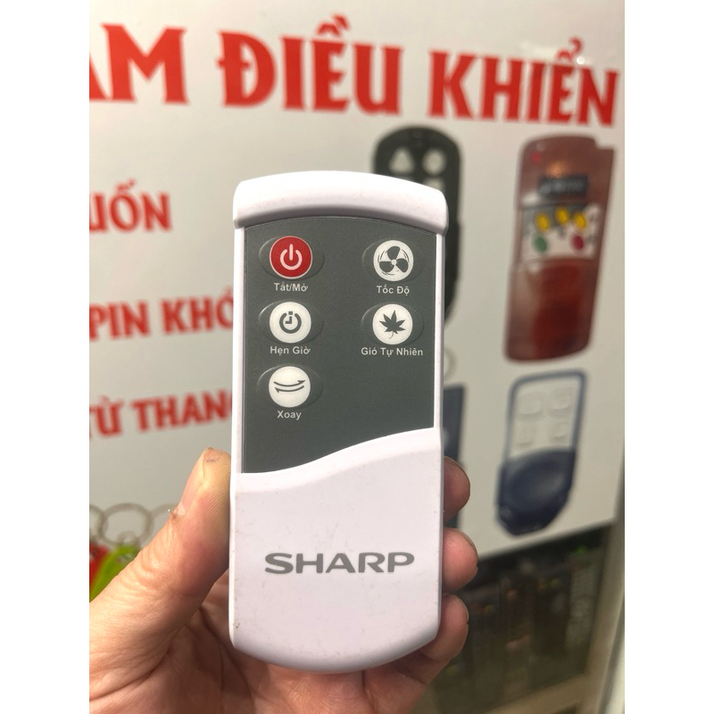 điều khiển quạt SHARP hàng chính hãng. | Shopee Việt Nam