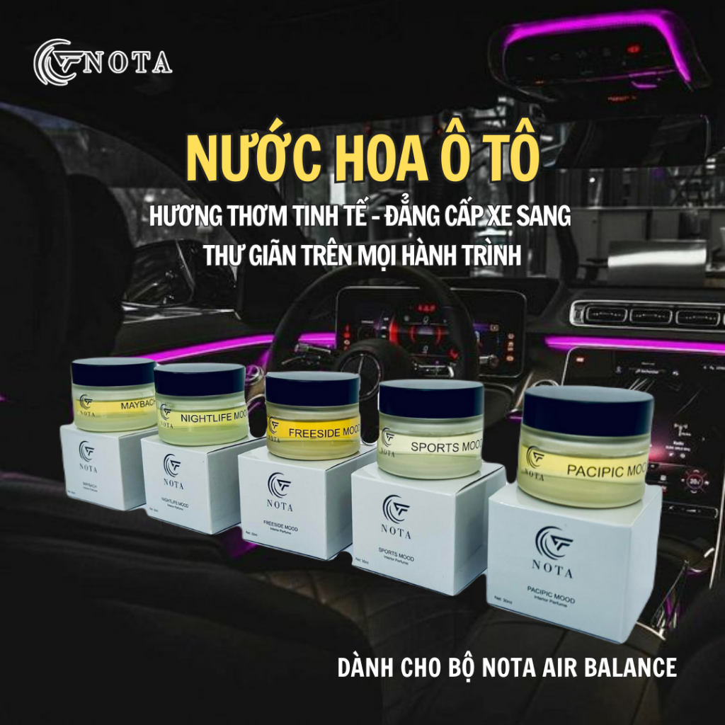 Tinh dầu Nước hoa xe hơi cao cấp dành cho bộ khuếch tán Nota Air Balance | Shopee Việt Nam