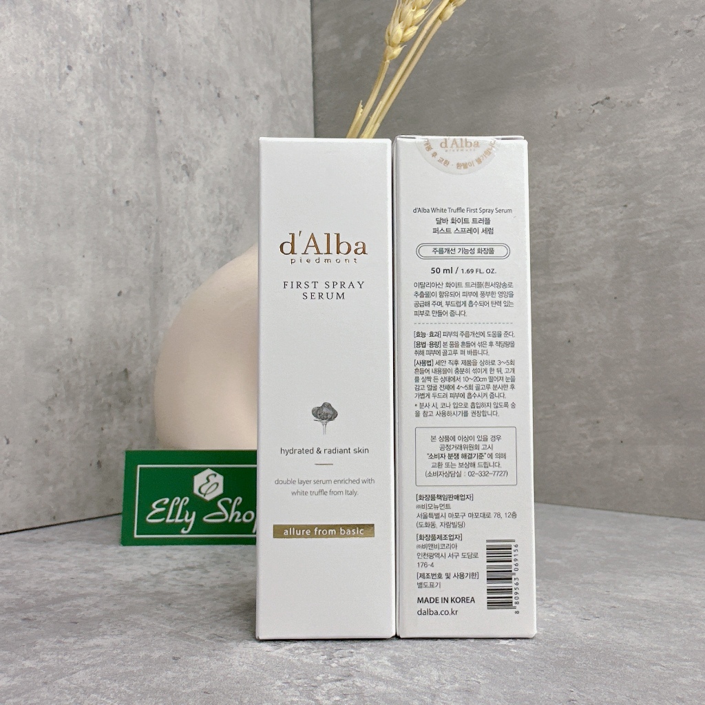 Xịt Khoáng căng bóng D'Alba Frist Spray Serum Prime Intensive Solution | Shopee Việt Nam