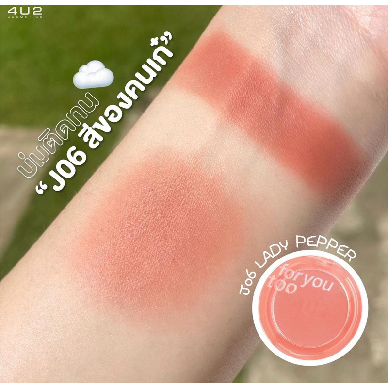 [4u2] Phấn má hồng For You Too Blush On Matte/Shimmer/Moji | Shopee ...