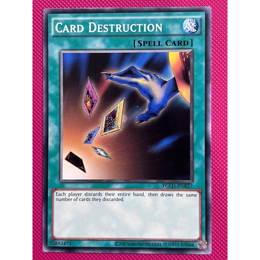 [YGO Edison] Thẻ bài Yugioh: Card Destruction - YGLD-ENB27 - Common Unlimited | Shopee Việt Nam