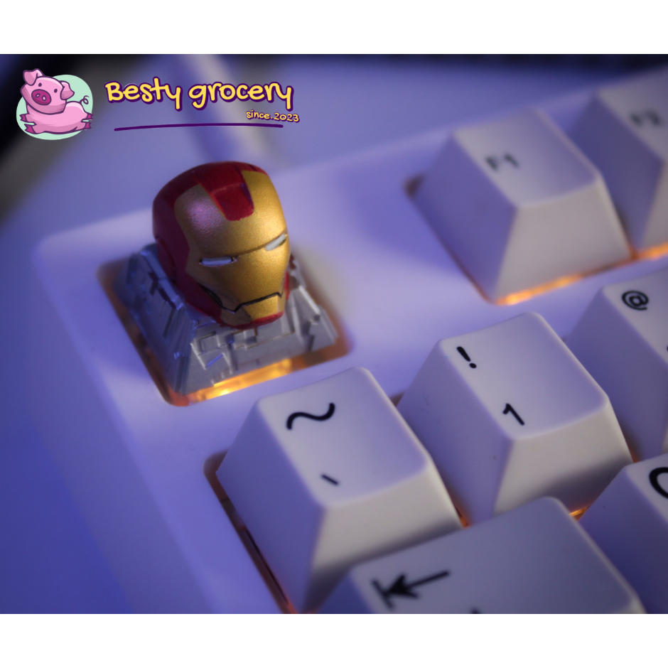 Keycap Iron Man | Keycap Bàn Phím Cơ | Phụ kiện bàn phím | Shopee Việt Nam
