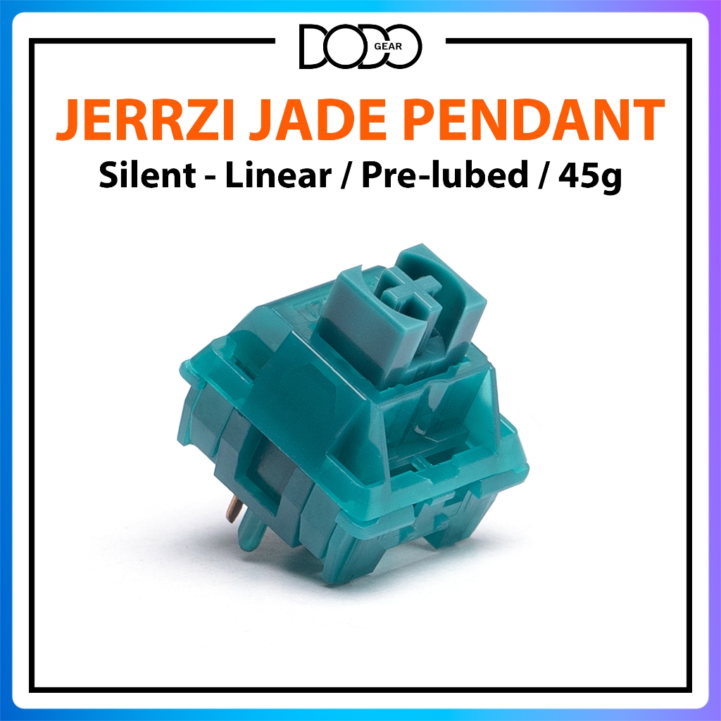 Switch Jerrzi Jade Pendant 5 PIN Silent Linear 45g switch bàn phím Switch Silent Jerrzi Jade ...