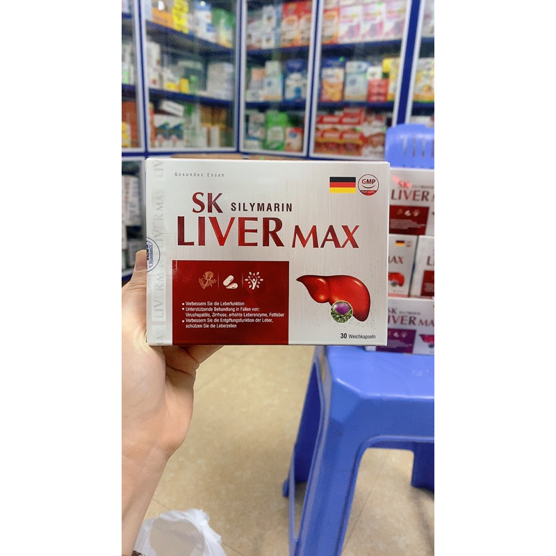 Bổ gan SK LIVER Max - giúp mát gan, giải độc, hỗ trợ điều trị các bệnh ...