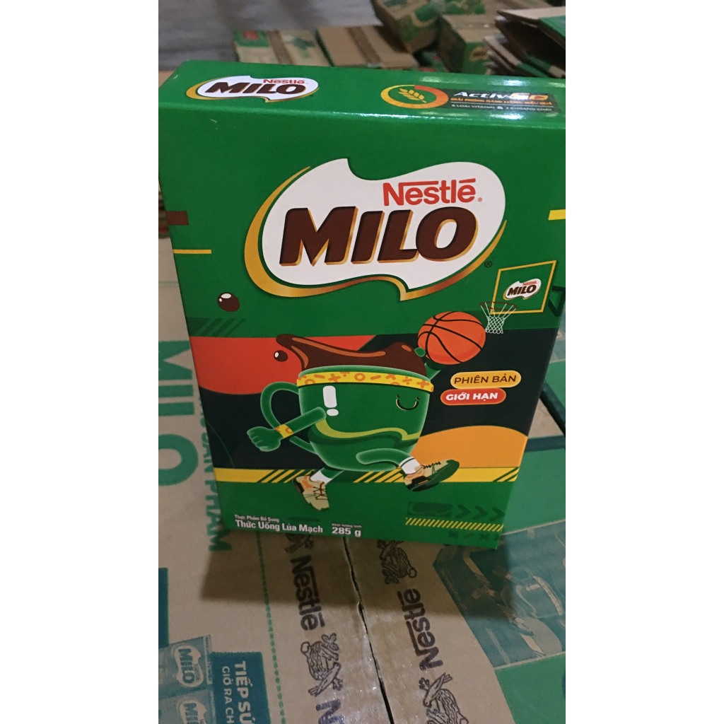 Thức Uống Lúa Mạch Milo - Sữa Bột Nestle Milo Nguyên Chất Hộp Giấy 285g ...