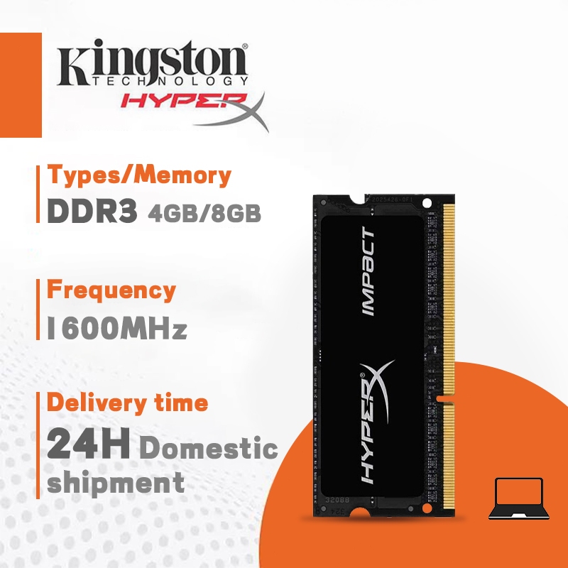 【Ship hàng tận nơi 24H】Kingston Hyperx 4GB/8GB Laptop RAM DDR3L DDR3 1600MHZ SODIMM memory for ...