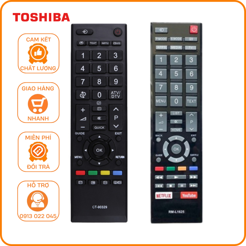 Điều khiển TV TOSHIBA LCD - Remote TV TOSHIBA LED, LCD. | Shopee Việt Nam