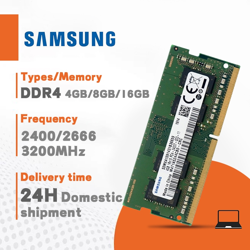 【Ship hàng tận nơi 24H】Samsung 4GB/8GB/16GB Laptop RAM DDR4 2400MHZ ...