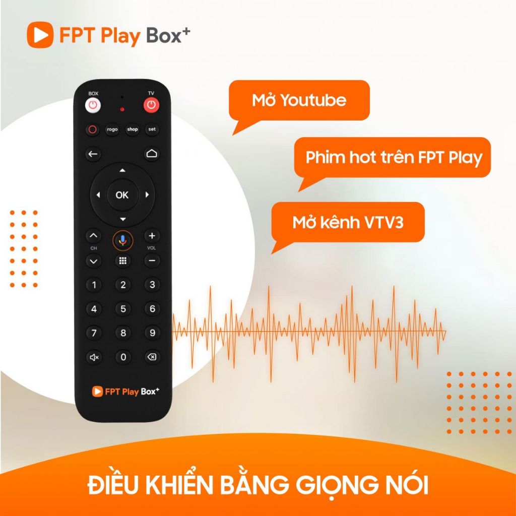 Điều khiển đầu FPT, FPT PLAY BOX - Remote FPT điều khiển cao cấp ...
