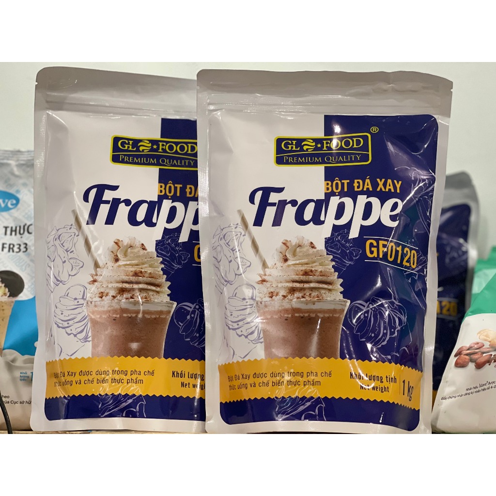 Bột Đá Xay Frappe 1kg (Bột Frappe, Bột mix chống tách lớp, phân tầng ...