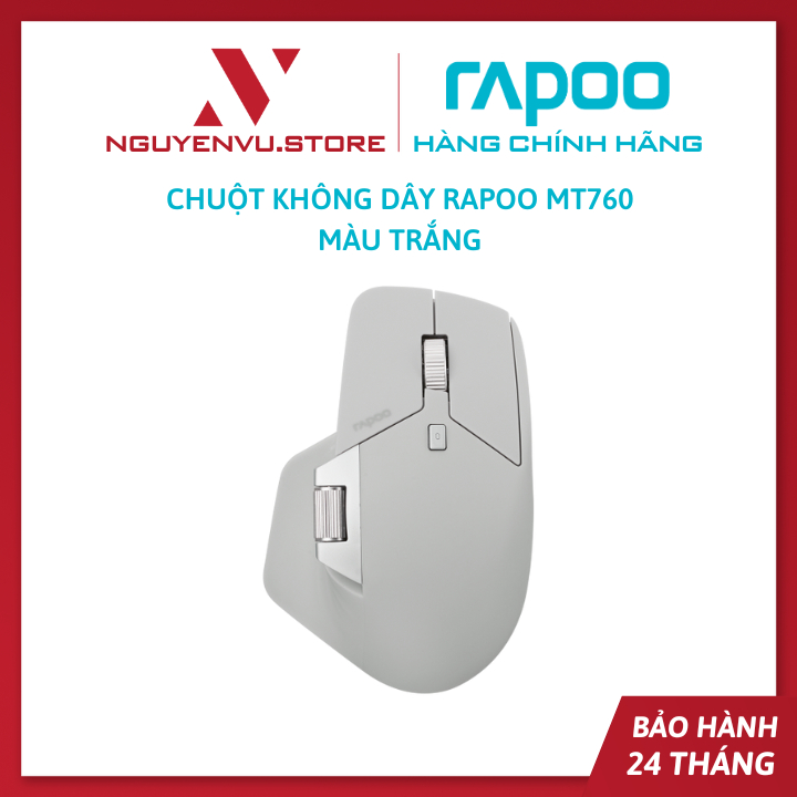 Chuột Không Dây Rapoo MT760 | Bluetooth/2.4G/Có dây | Kết nối tối đa 5 ...