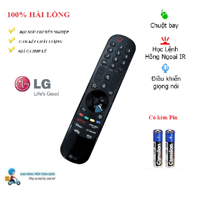 Remote Điều khiển tivi LG giọng nói 2023 MR23GA dùng cho TV LG 2017 ...