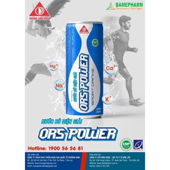 Nước bù điện giải ORS POWER - Bù nước, bù khoáng, cho ngày dài năng ...
