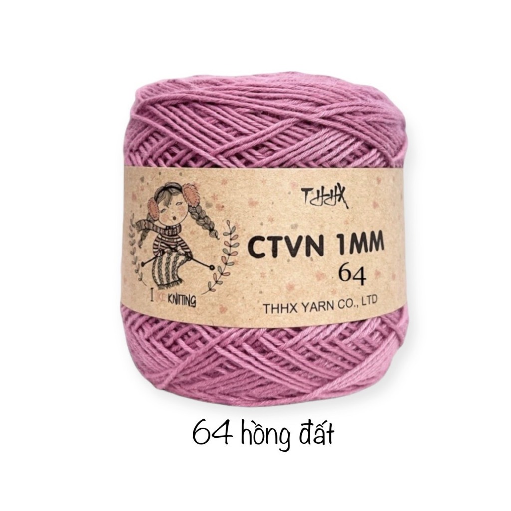 Sợi CTVN 1mm 100gr màu 1-85 hàng THHX( sợi cotton việt nam) -FULL BẢNG ...