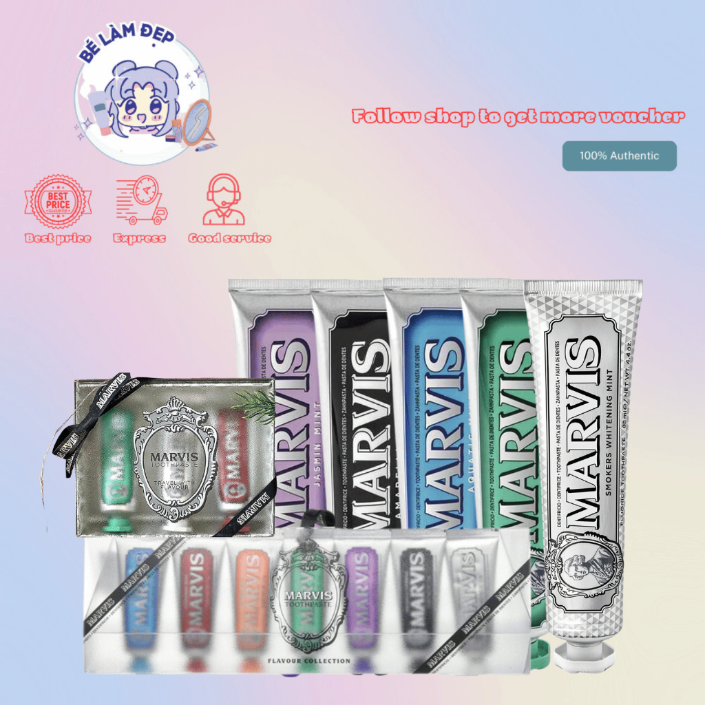 [Chính Hãng] Kem Đánh Răng Cao Cấp Marvis Ý | Shopee Việt Nam