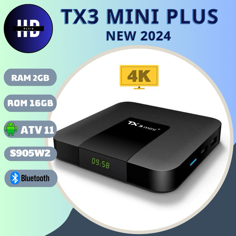 TV BOX TX3 mini Plus 2024 Bộ Nhớ 16GB Chip S905W2 ATV11 Chạy Cực Mượt ...