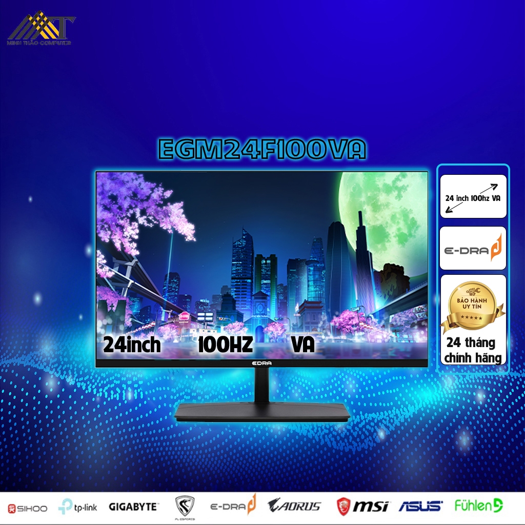 Màn hình Gaming EDRA EGM24F100VA 24 inch FullHD 100hz ( Chính Hãng ...