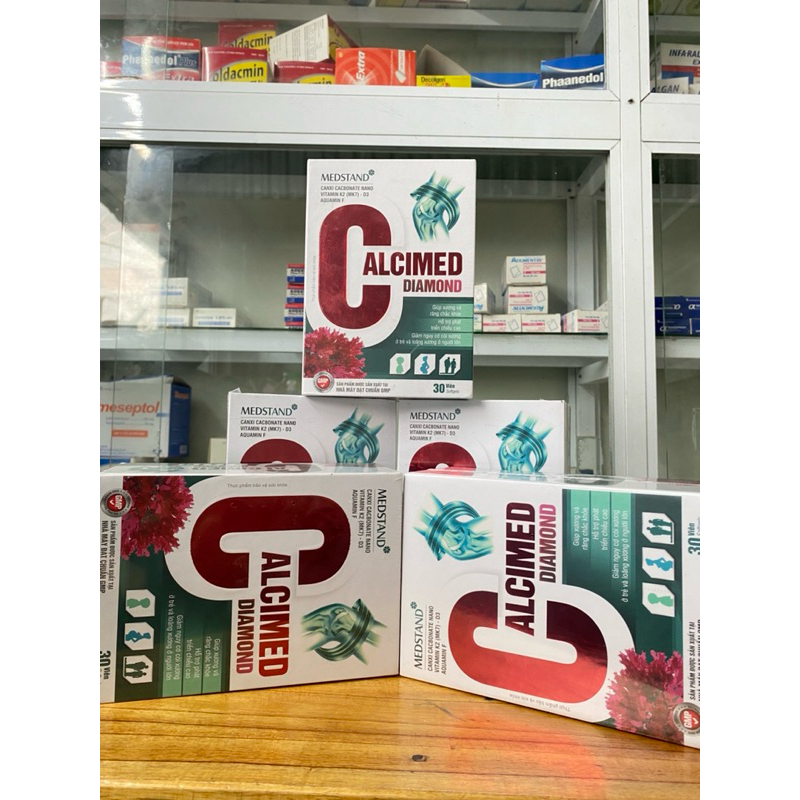 CALCIMED DIAMON( viên uống bổ sung canxi) | Shopee Việt Nam