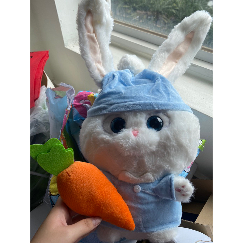 / SẴN / Thỏ bông 30cm Snowball loại thường không hộp - 5 ảnh cuối là ...