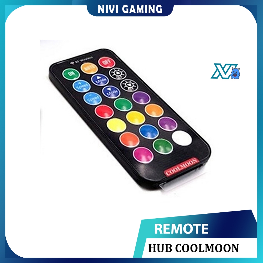 Remote Điều Khiển Hub Fan Led Coolmoon (LƯU Ý Chỉ dùng được khi PC đã ...