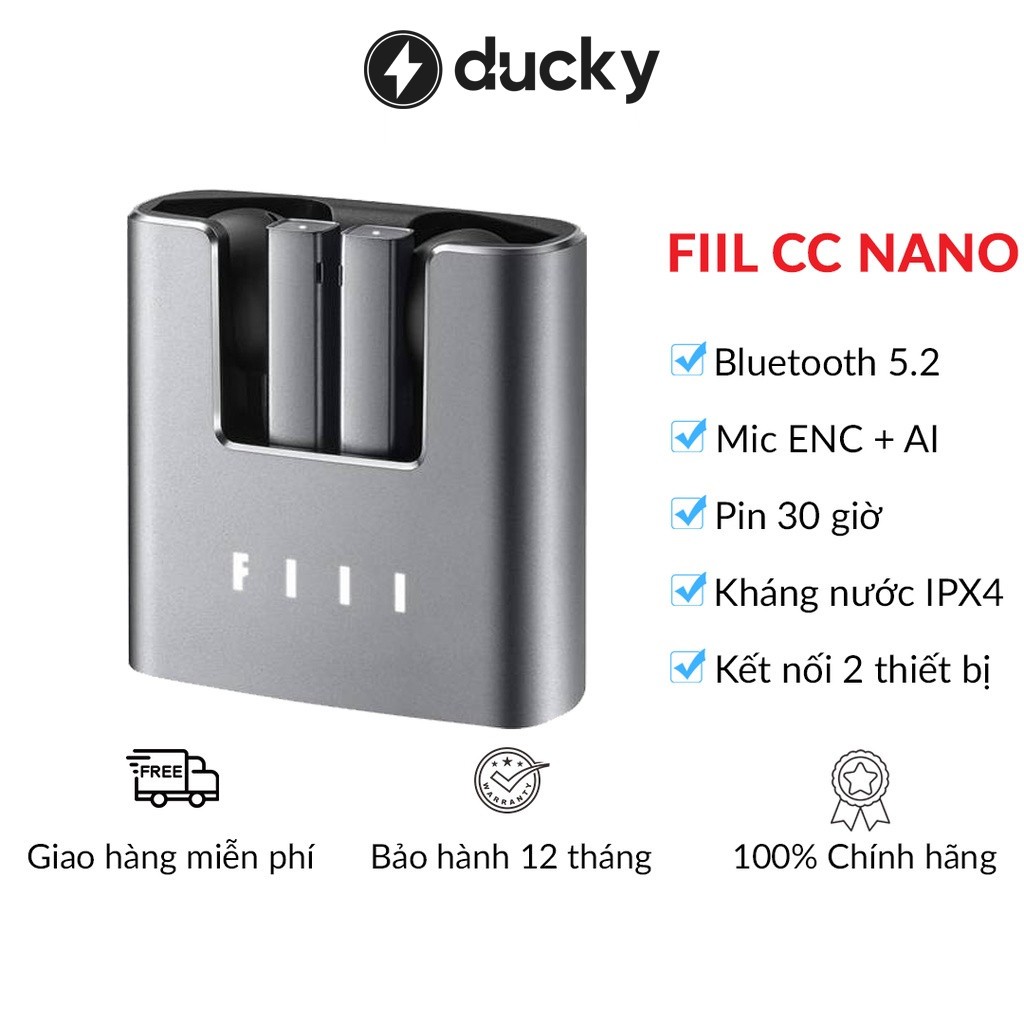 Tai nghe Bluetooth FIIL CC Nano phiên bản Quốc Tế - BH chính hãng 1 đổi ...