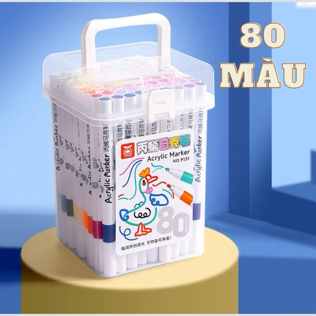 Bút Màu Acrylic Vẽ Được Trên Nhiều Chất Liệu - Đồ Chơi Mỹ Thuật ...